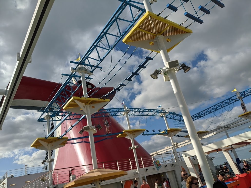 Pushing Your Limits On A Cruise Ship's Ropes Course - Cruise Spotlight