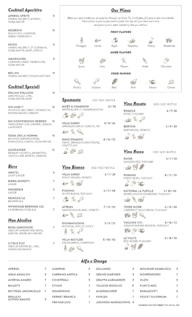 Virgin Voyages Restaurant and Bar Menus (with prices) - Cruise Spotlight Virgin Voyages Restaurant and Bar Menus (with prices) - Cruise Spotlight
