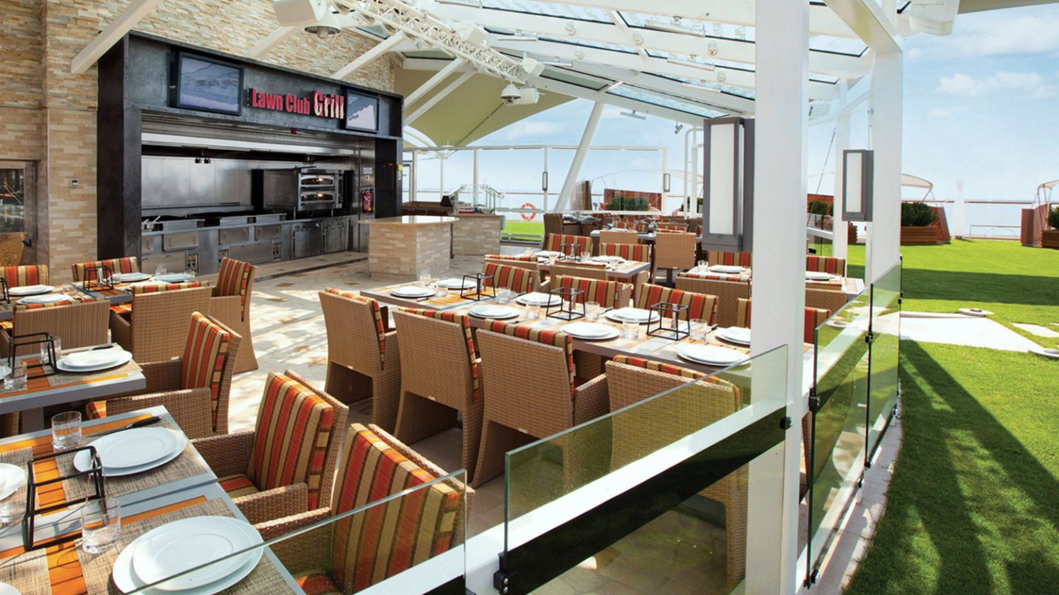 All About Celebrity's Lawn Club Grill - Cruise Spotlight