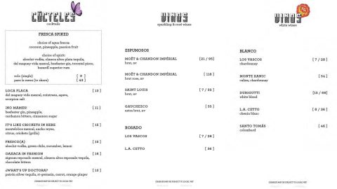Virgin Voyages Restaurant and Bar Menus (with prices) - Cruise Spotlight