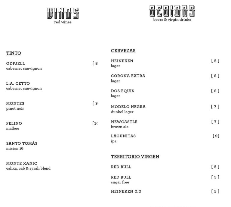 Virgin Voyages Restaurant and Bar Menus (with prices) - Cruise Spotlight