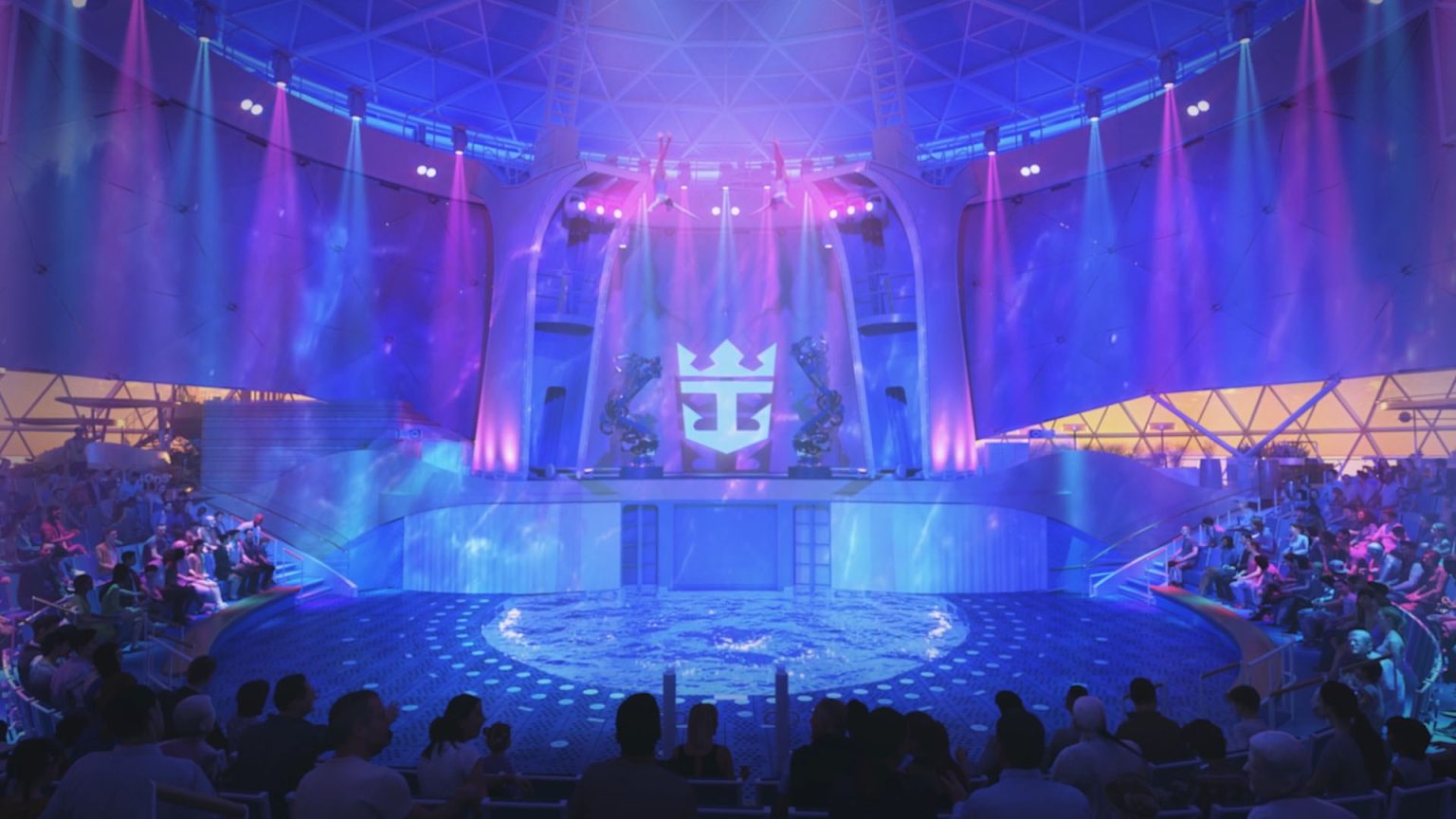 Exploring the AquaTheater: Royal Caribbean's Aquatic Spectacle - Cruise ...
