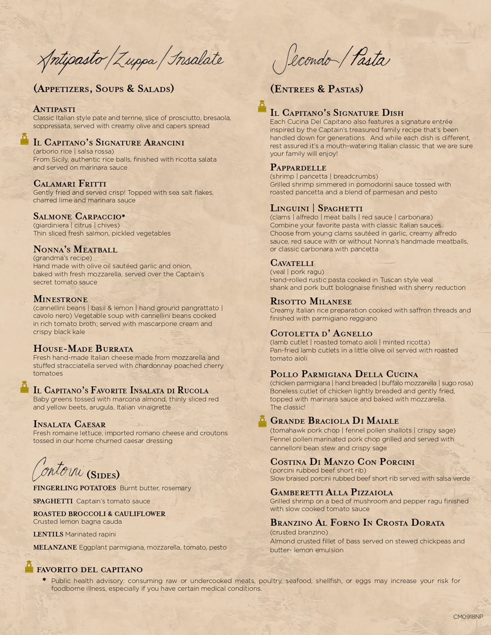 All About Carnival's Cucina Del Capitano - Cruise Spotlight