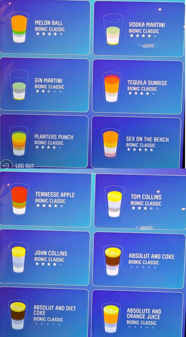 Get Cocktails Made by a Robot at the Bionic Bar - Cruise Spotlight
