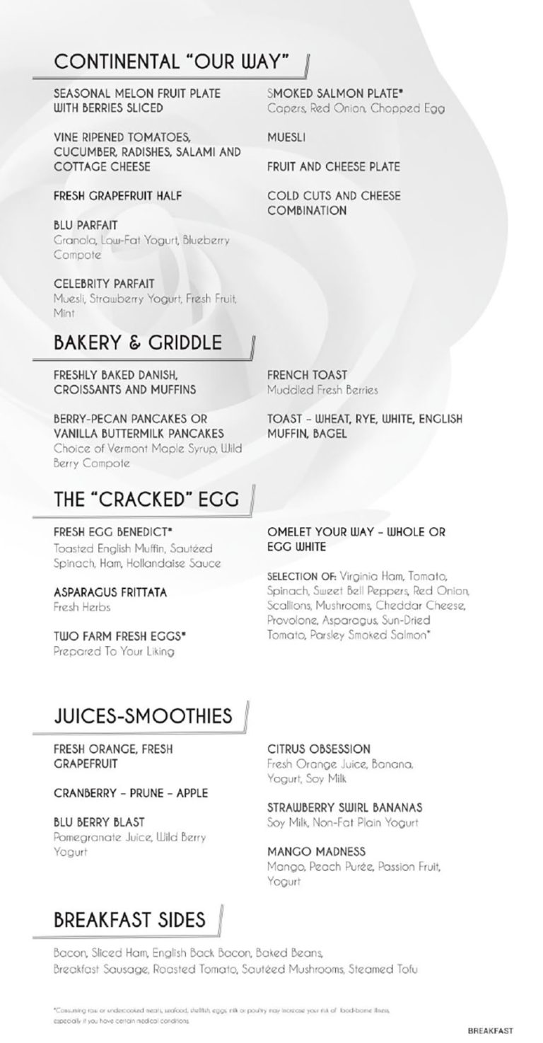 All About Celebrity's Blu - Cruise Spotlight