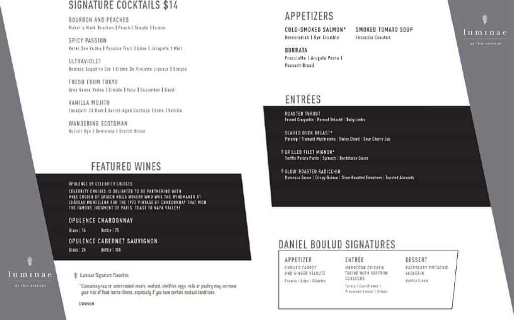 All About Celebrity's Luminae - Cruise Spotlight