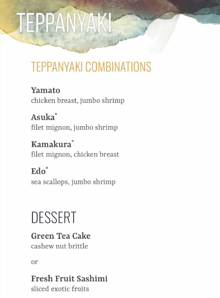 All About Norwegian's Teppanyaki - Cruise Spotlight