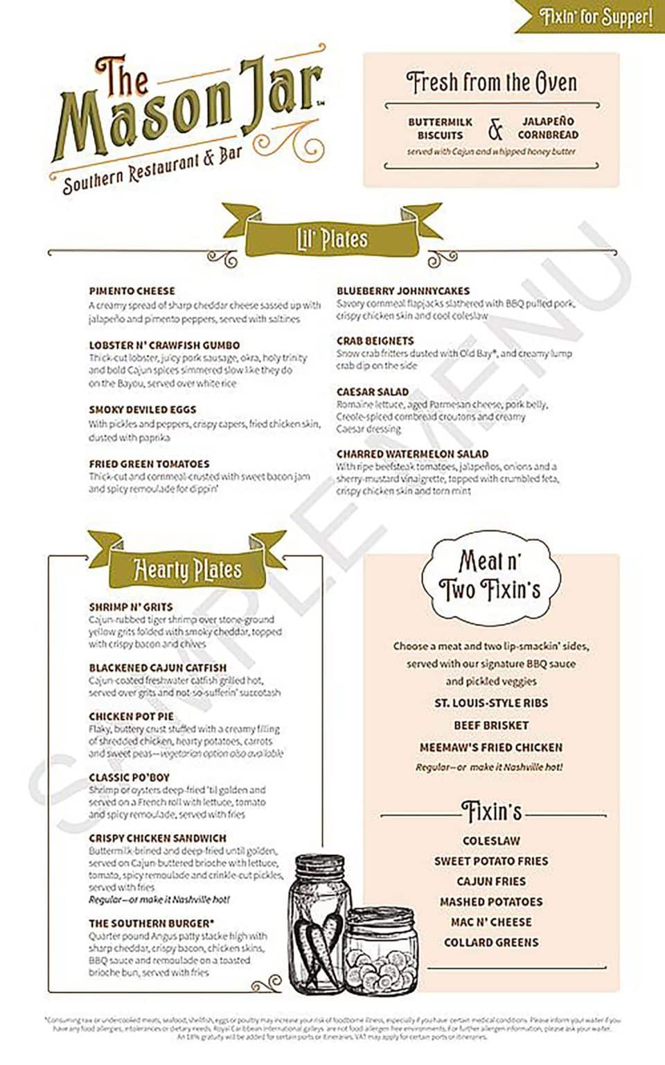 All About Royal Caribbean's The Mason Jar - Cruise Spotlight