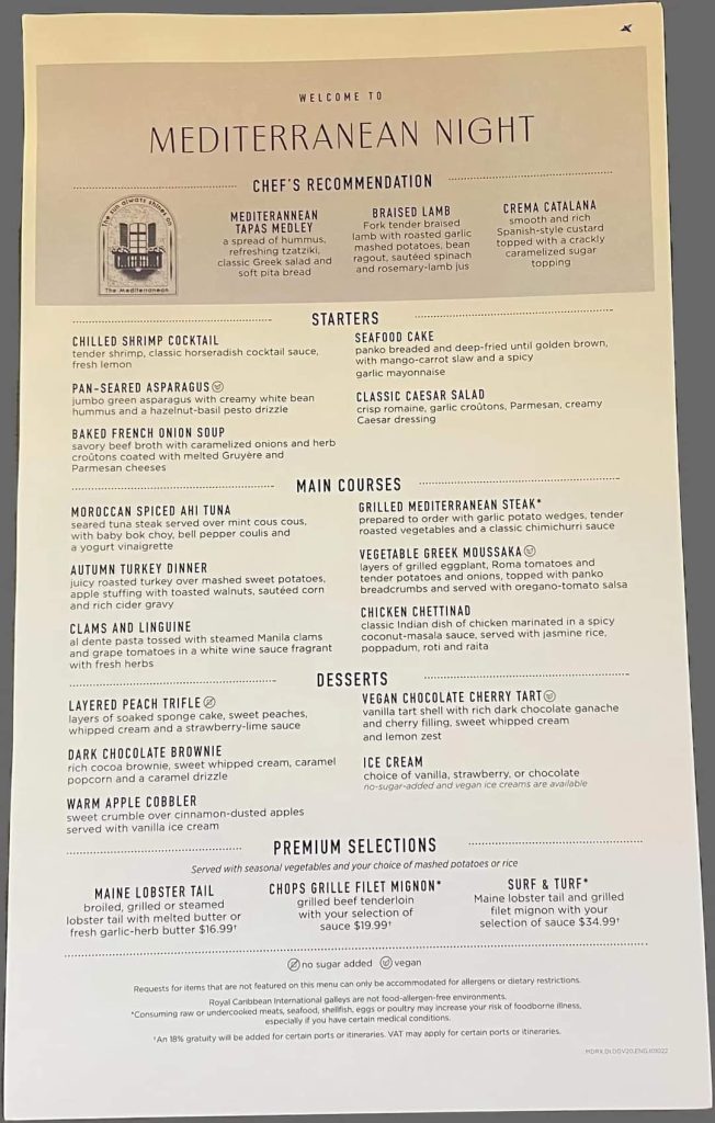 All About Royal Caribbean's Main Dining Room - Cruise Spotlight