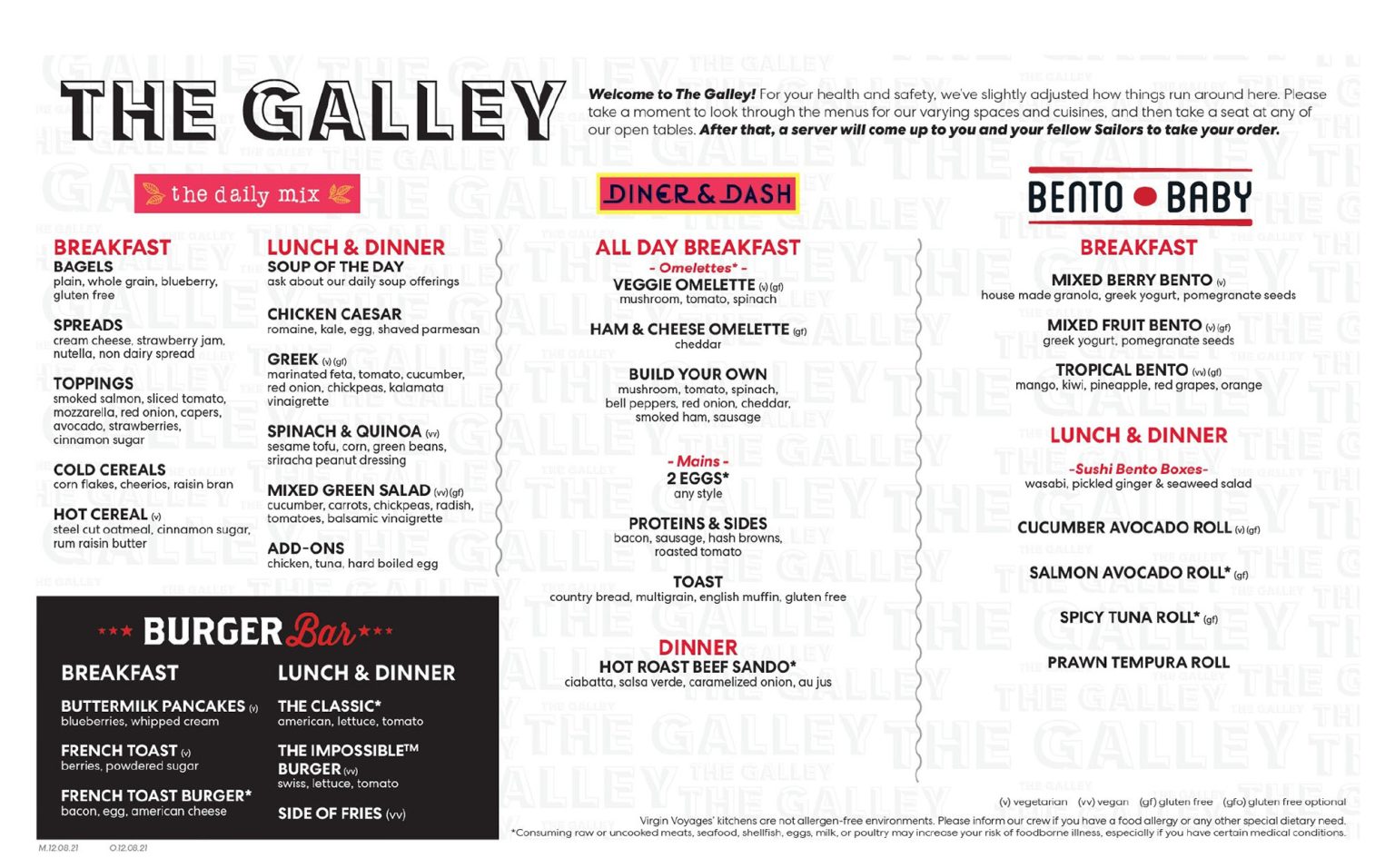 All About Virgin Voyages' The Galley - Cruise Spotlight