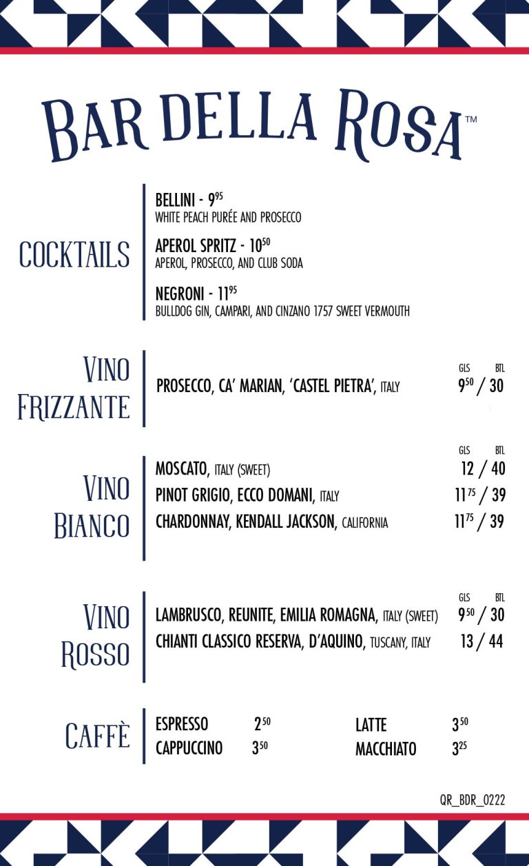 Carnival Mardi Gras Bars (With Menus and Prices) - Cruise Spotlight