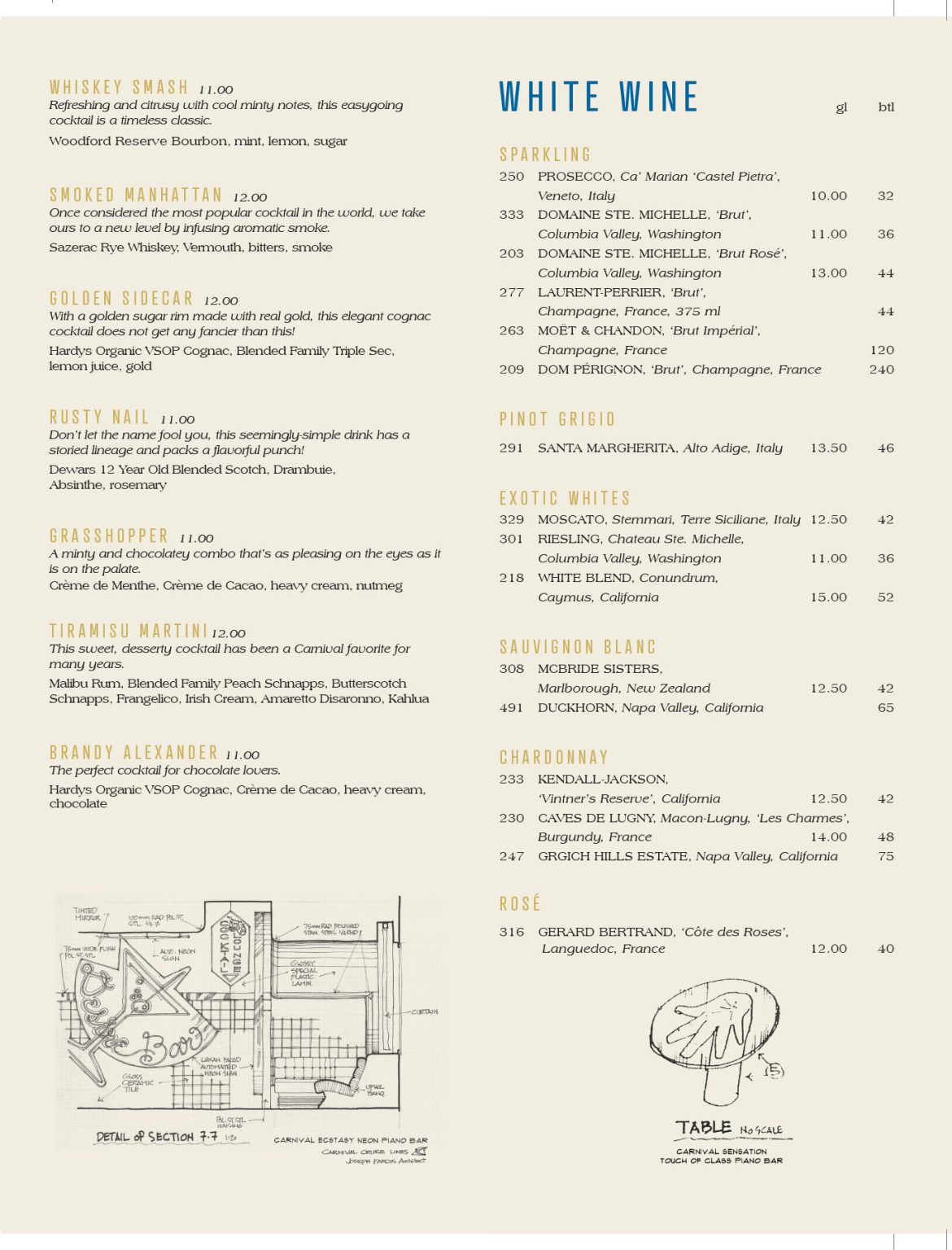 Carnival Drink Menus and Pricing (2025) - Cruise Spotlight