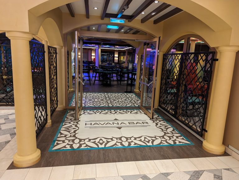 Carnival Vista Bars (With Menus and Prices) - Cruise Spotlight