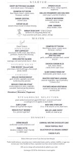 Carnival's New Dining Room Menus Officially Rolling Out - Cruise Spotlight