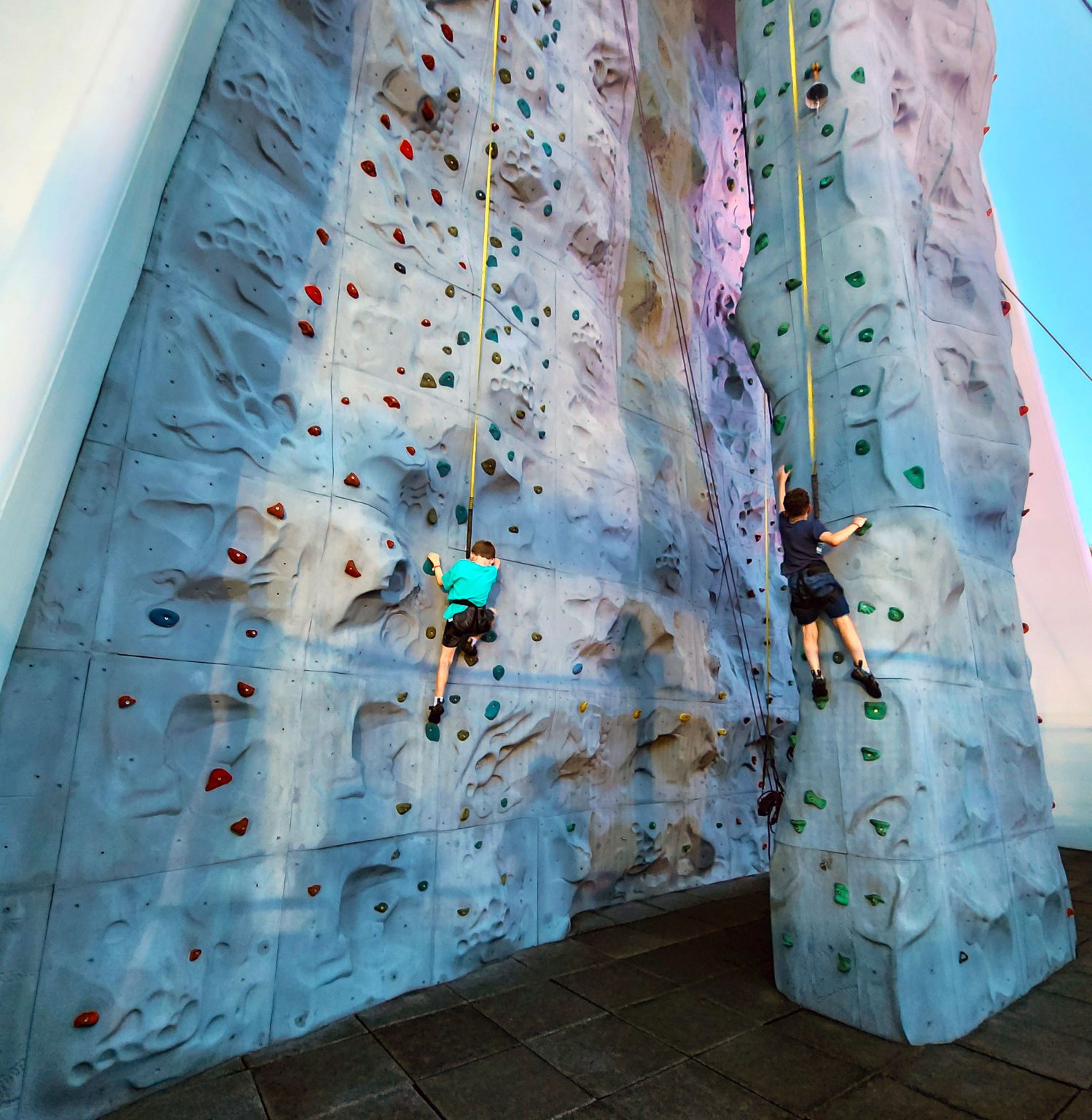 Scaling a Climbing Wall on a Cruise Ship - Cruise Spotlight