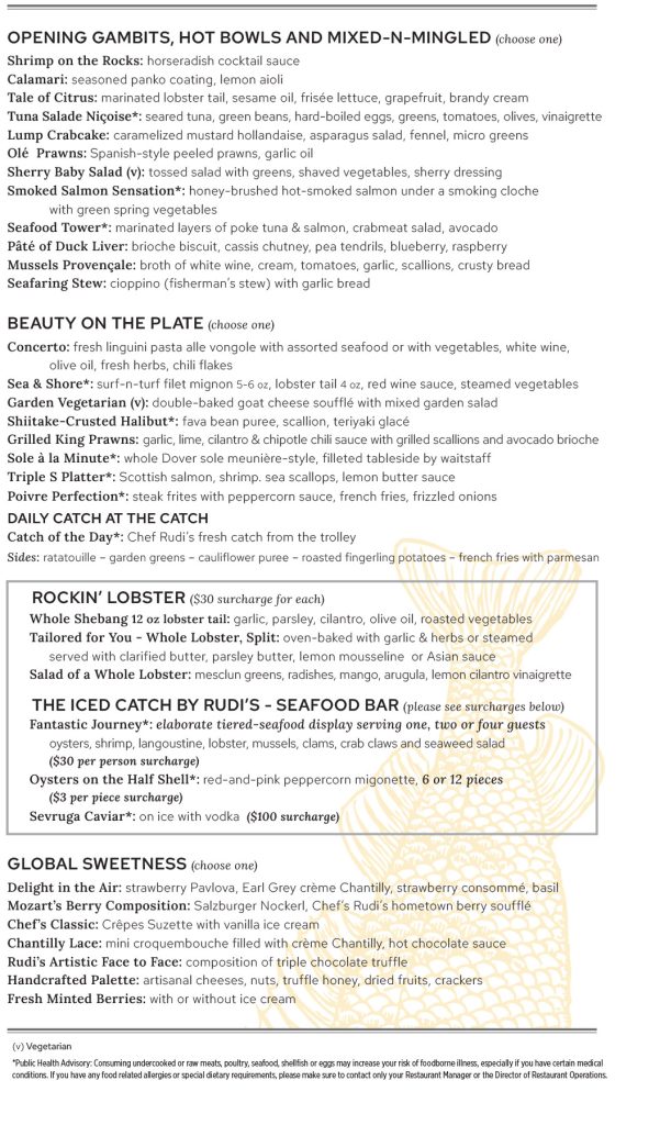 All About Princess Cruises' The Catch by Rudi - Cruise Spotlight