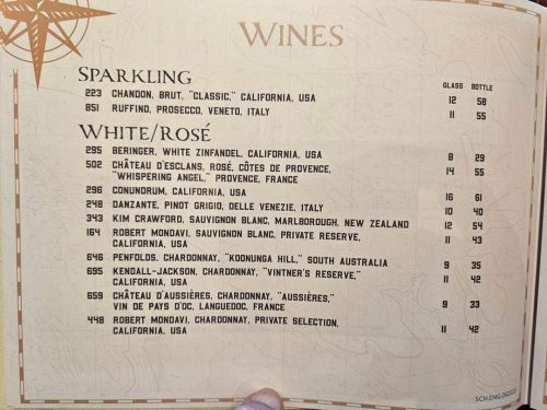 Royal Caribbean Liberty of the Seas Bars (With Menus and Prices ...
