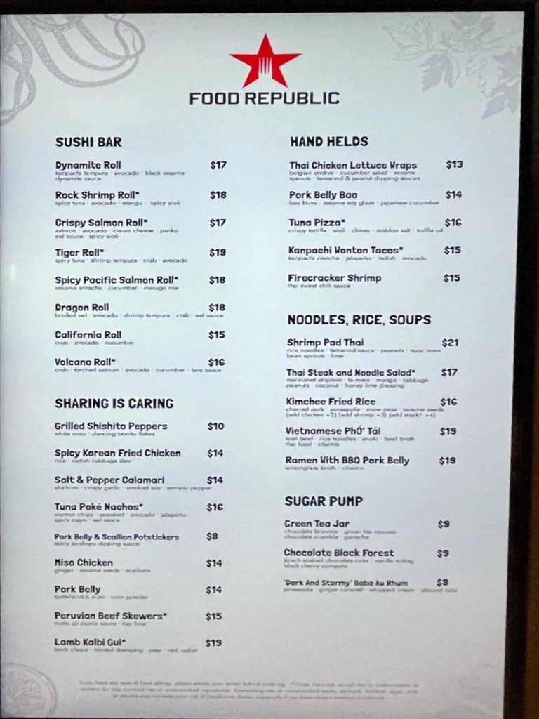 All About Norwegian's Food Republic - Cruise Spotlight