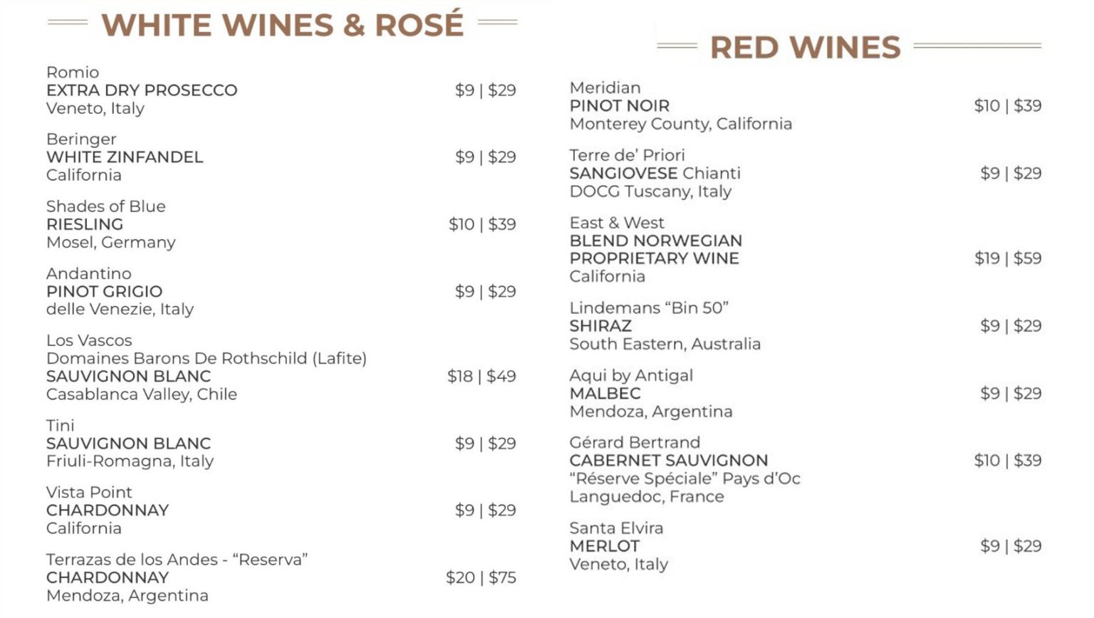 Norwegian Epic Bars (With Menus and Prices) - Cruise Spotlight