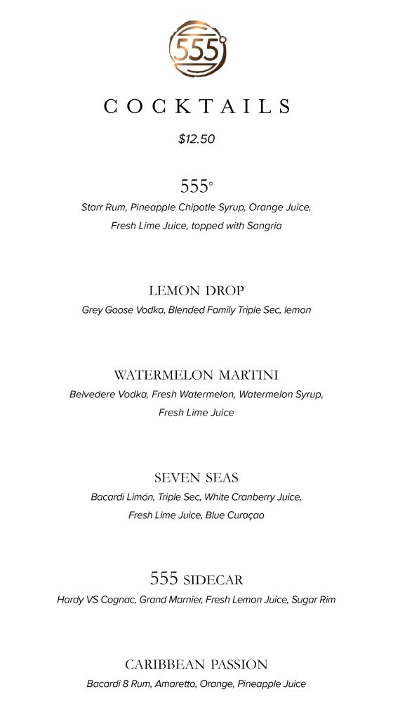 Carnival Mardi Gras Bars (With Menus and Prices) - Cruise Spotlight