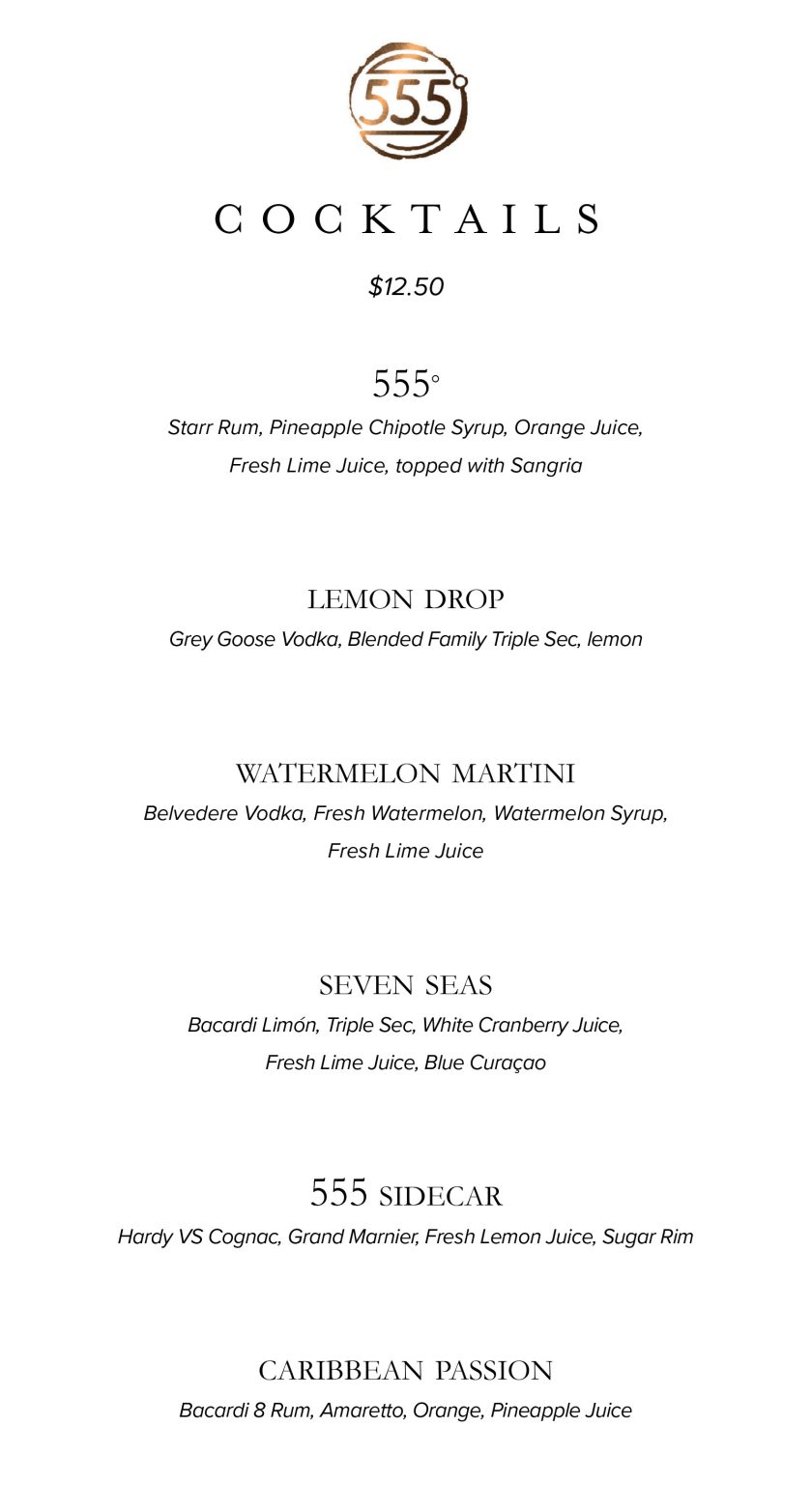 Carnival Horizon Bars (With Menus and Prices) - Cruise Spotlight