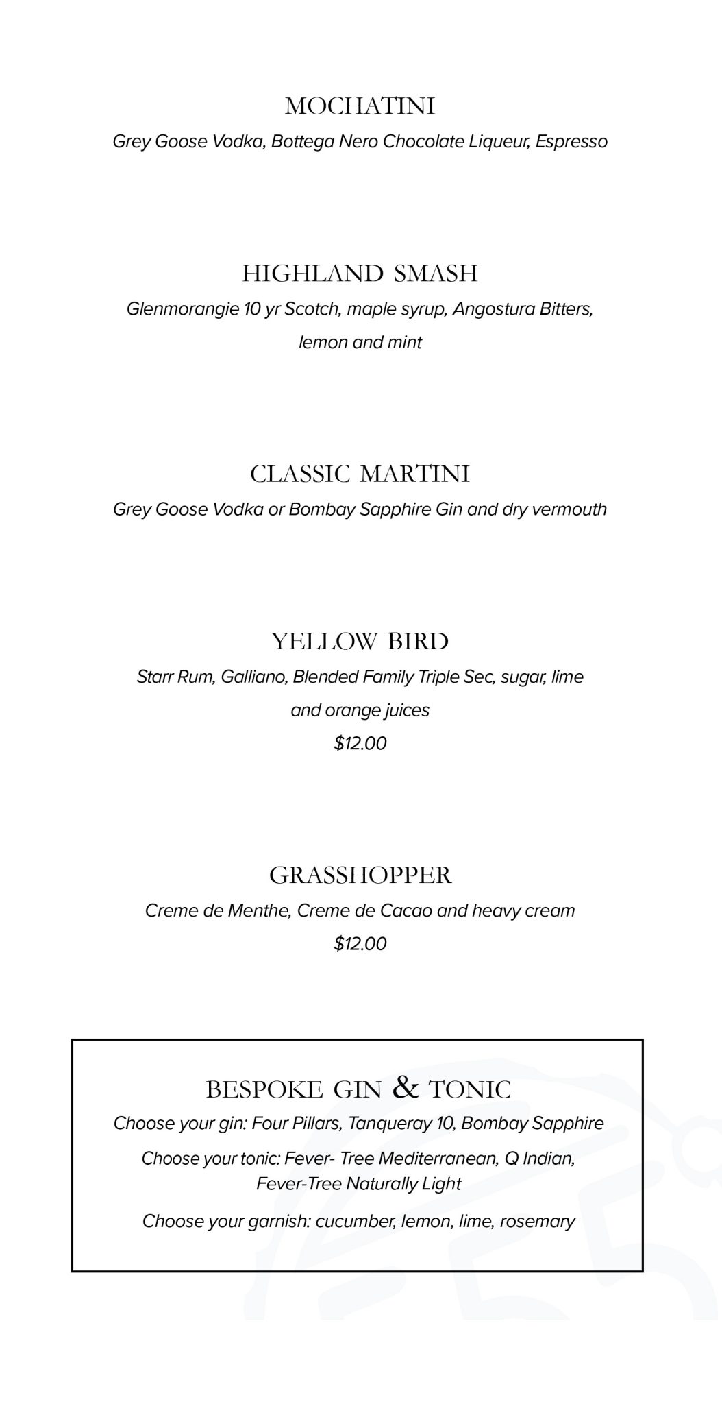 Carnival Panorama Bars (With Menus and Prices) - Cruise Spotlight