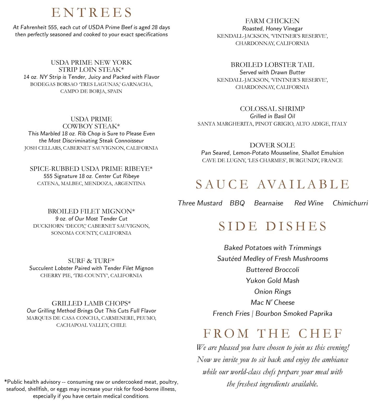 All About Carnival's Fahrenheit 555 Steakhouse - Cruise Spotlight