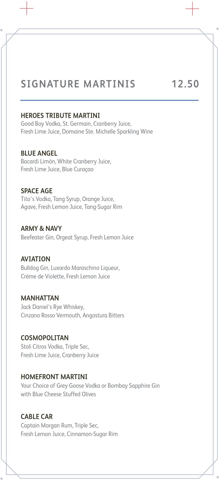 Carnival Glory Bars (With Menus and Prices) - Cruise Spotlight