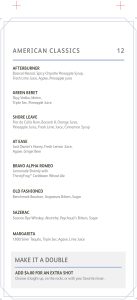 Carnival Glory Bars (With Menus and Prices) - Cruise Spotlight