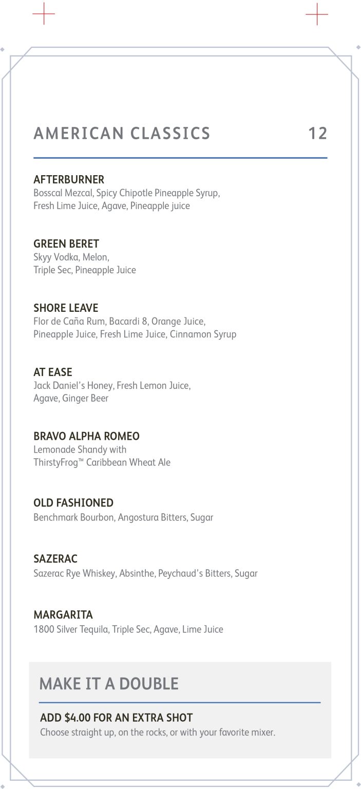 Carnival Freedom Bars (With Menus and Prices) - Cruise Spotlight