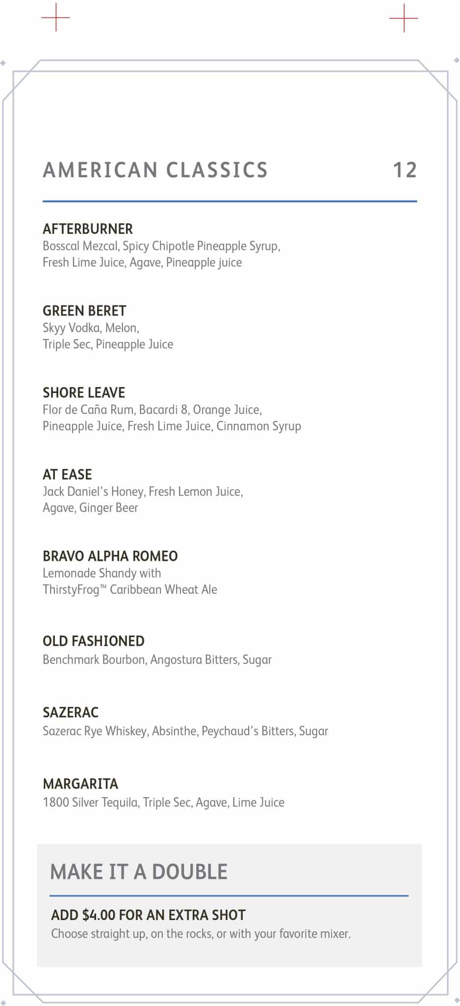 Carnival Panorama Bars (With Menus and Prices) - Cruise Spotlight