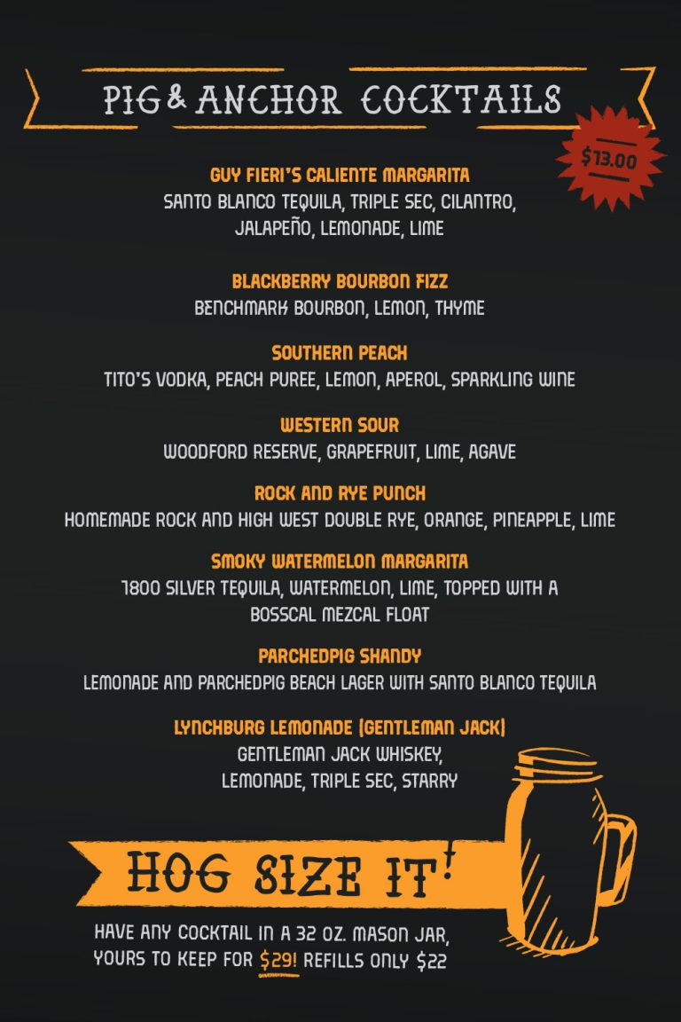 Carnival Horizon Bars (With Menus and Prices) - Cruise Spotlight