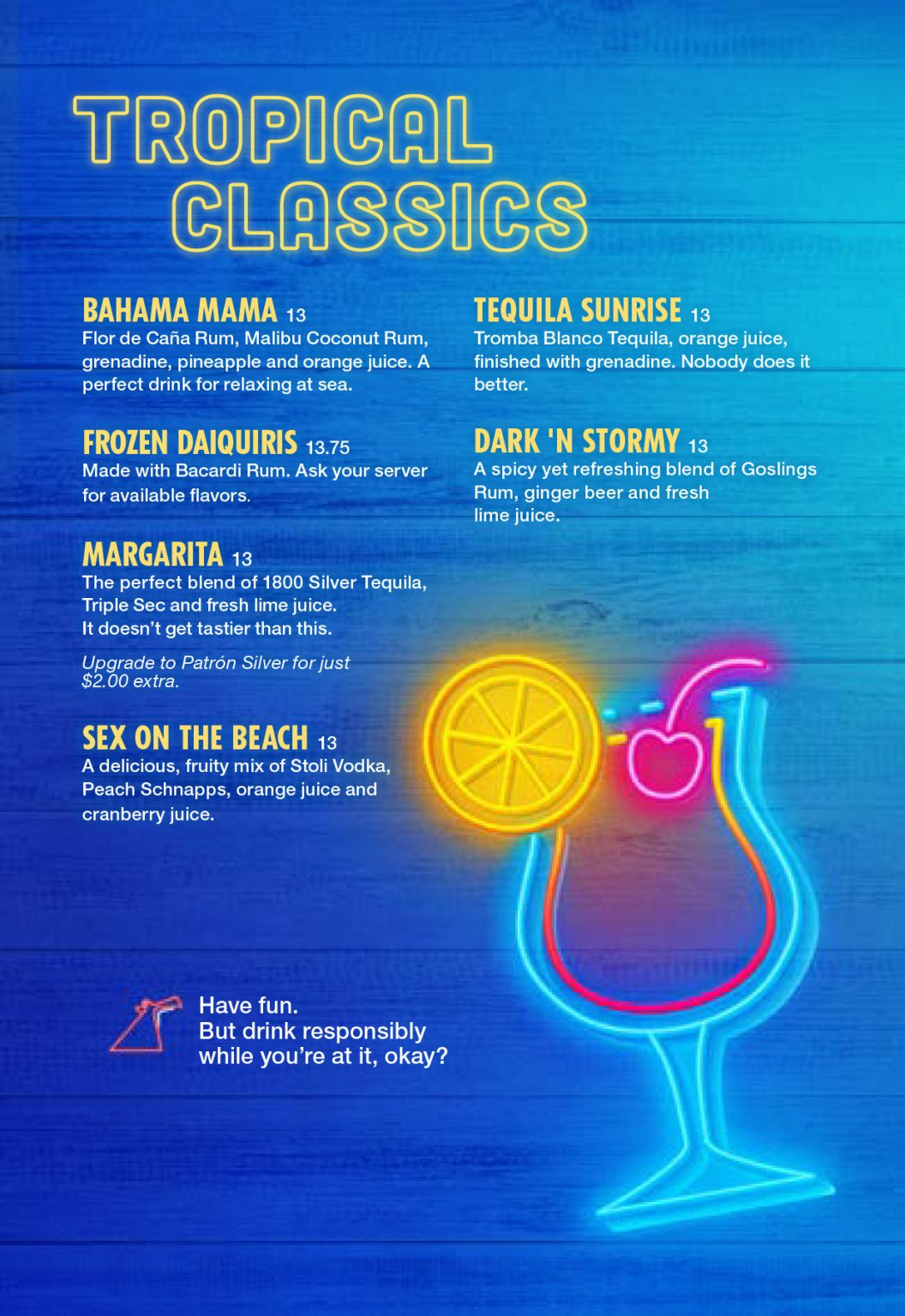 Carnival Drink Menus and Pricing (2024) - Cruise Spotlight