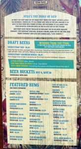 Carnival Liberty Bars (With Menus and Prices) - Cruise Spotlight