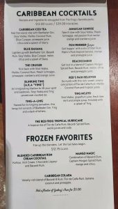 Carnival Magic Bars (With Menus and Prices) - Cruise Spotlight