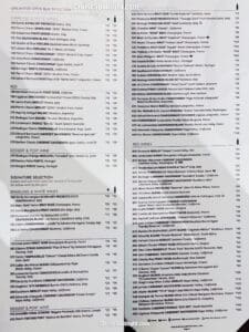 Norwegian Cruise Line Drink Menus and Pricing - Cruise Spotlight