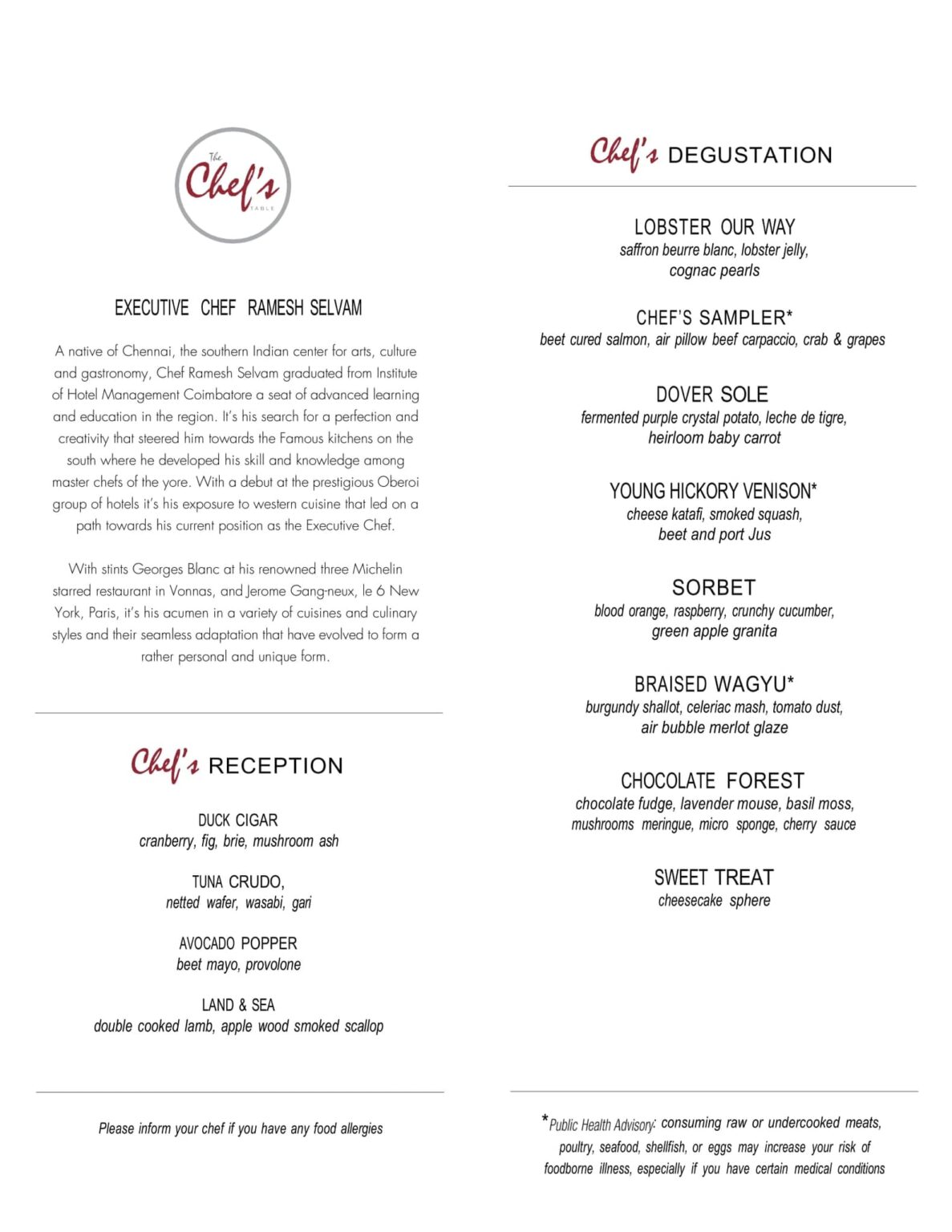 All About Carnival's The Chef's Table - Cruise Spotlight