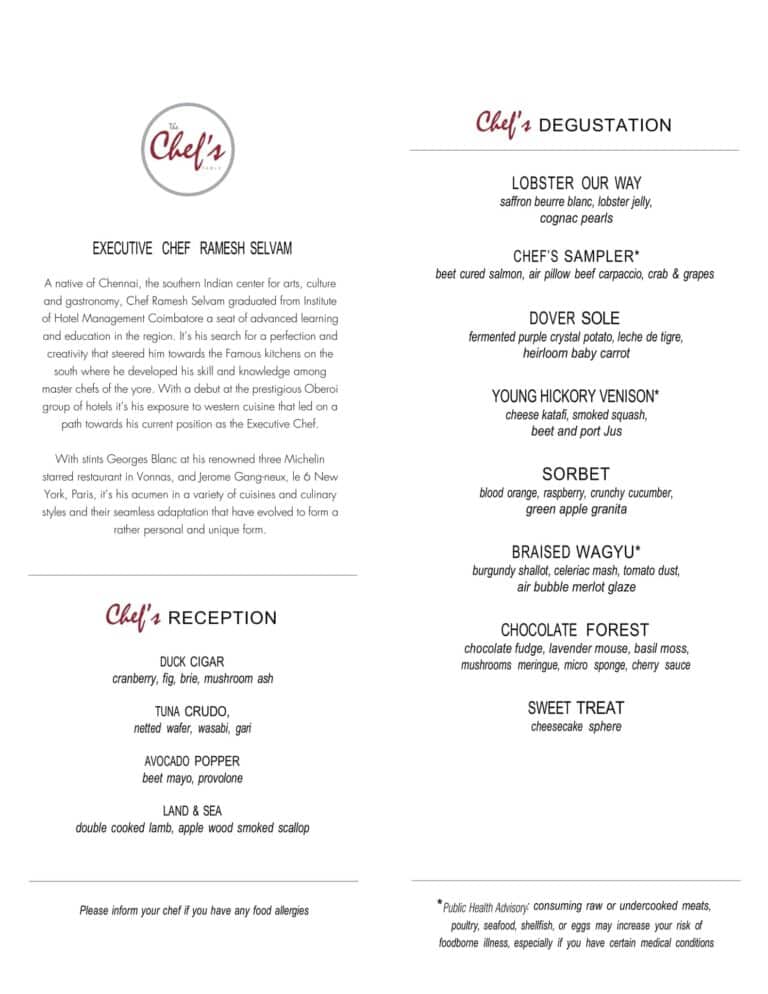 All About Carnival's The Chef's Table - Cruise Spotlight