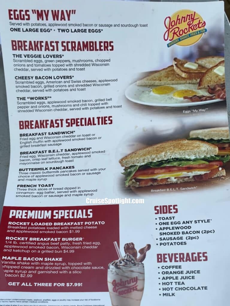 All About Royal Caribbean's Johnny Rockets - Cruise Spotlight