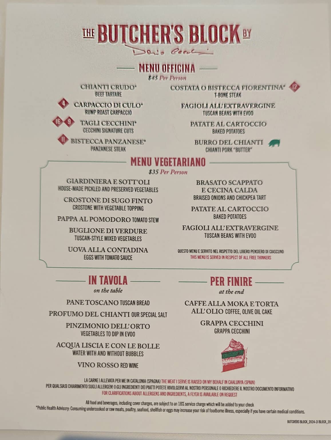 All About Princess Cruises' The Butcher's Block by Dario - Cruise Spotlight