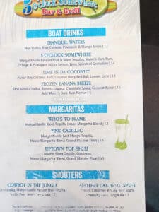 Margaritaville at Sea Islander Bars (With Menus and Prices) - Cruise ...