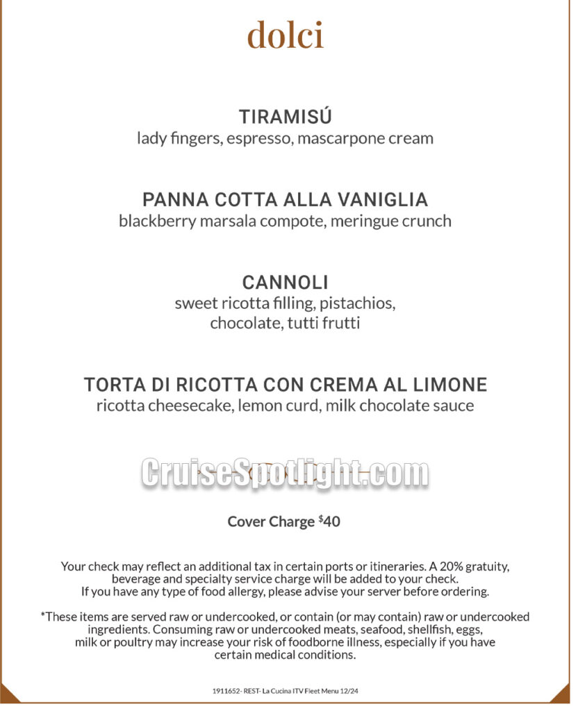 All About Norwegian's La Cucina Italian - Cruise Spotlight