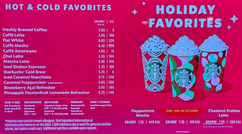 Norwegian Prima Bars (With Menus and Prices) - Cruise Spotlight