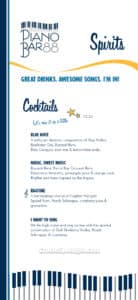 Carnival Sunshine Bars (With Menus and Prices) - Cruise Spotlight