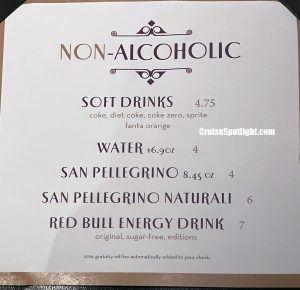 Celebrity Reflection Bars (With Menus and Prices) - Cruise Spotlight