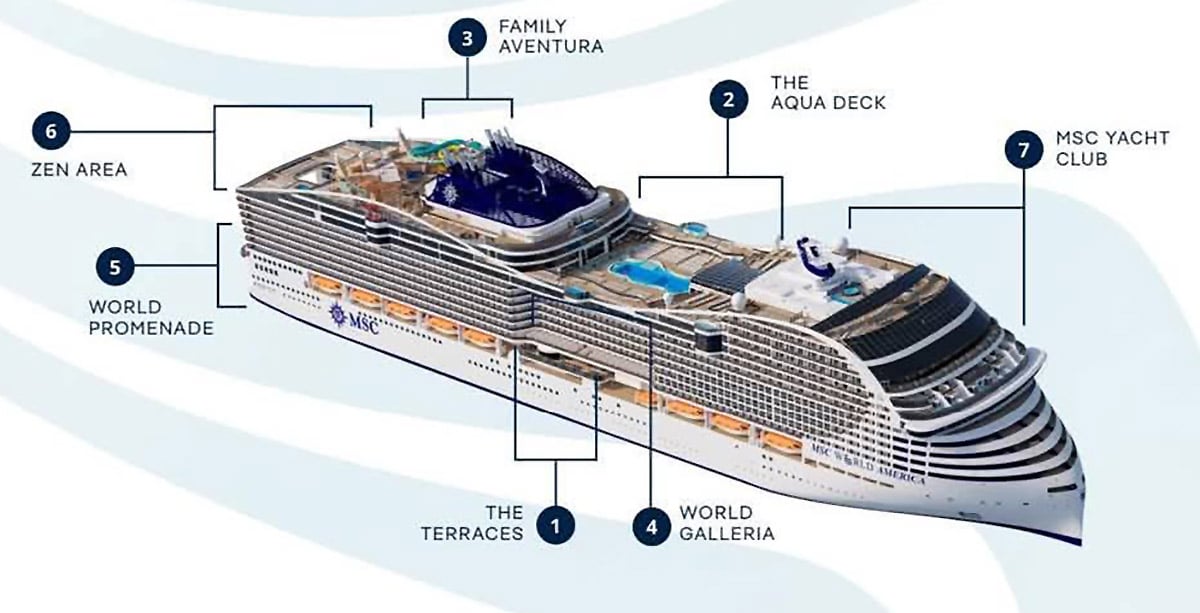 Oasis and Icon Class Competitor Debuts in the US: Meet MSC World America - Cruise Spotlight