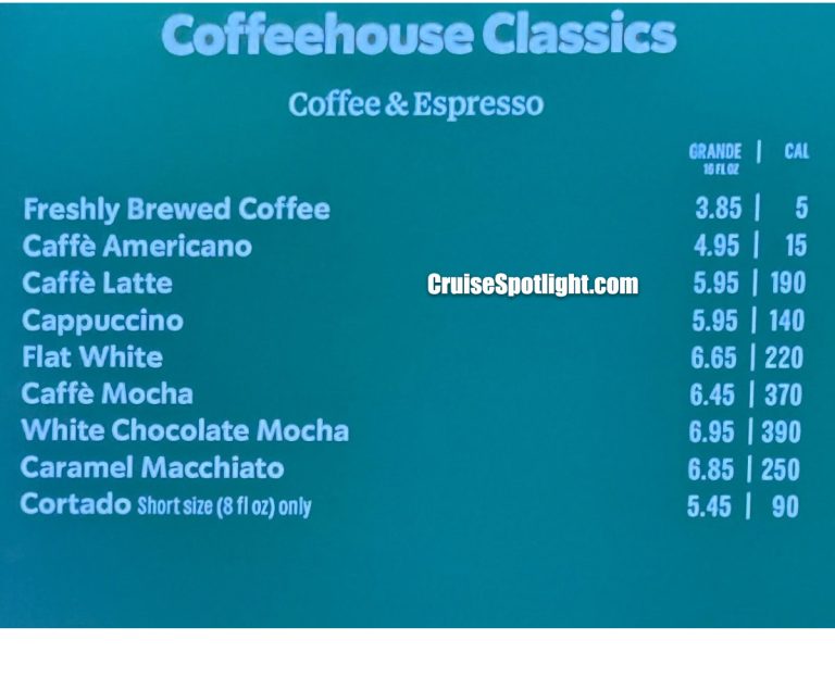 Norwegian Epic Bars (With Menus and Prices) - Cruise Spotlight