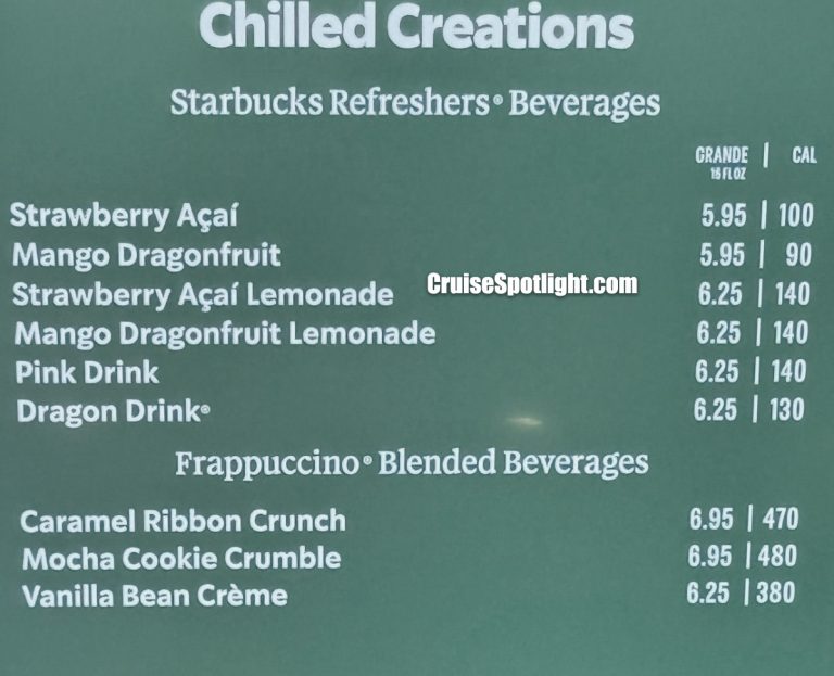 Norwegian Epic Bars (With Menus and Prices) - Cruise Spotlight