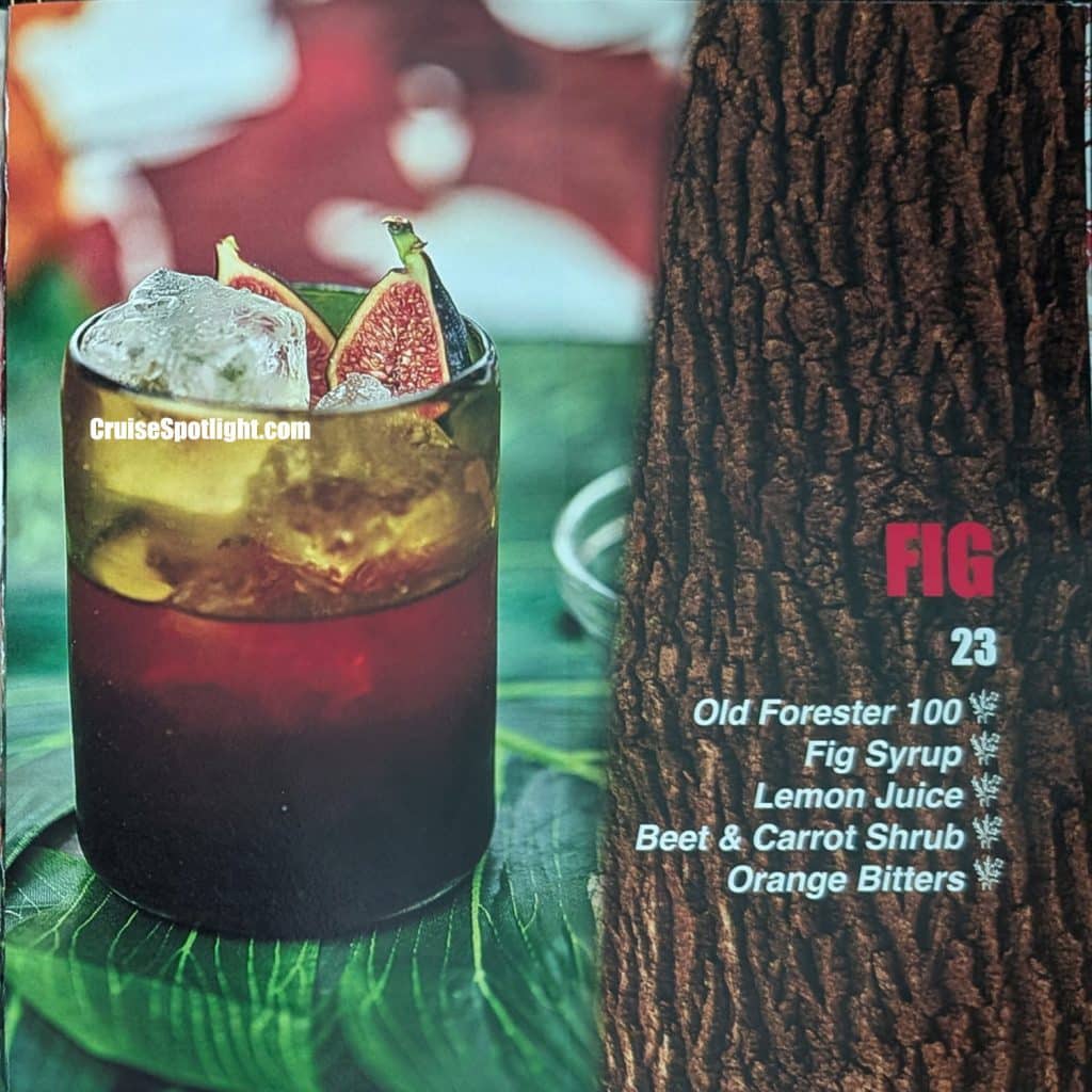 Celebrity Apex Bars (With Menus and Prices) - Cruise Spotlight