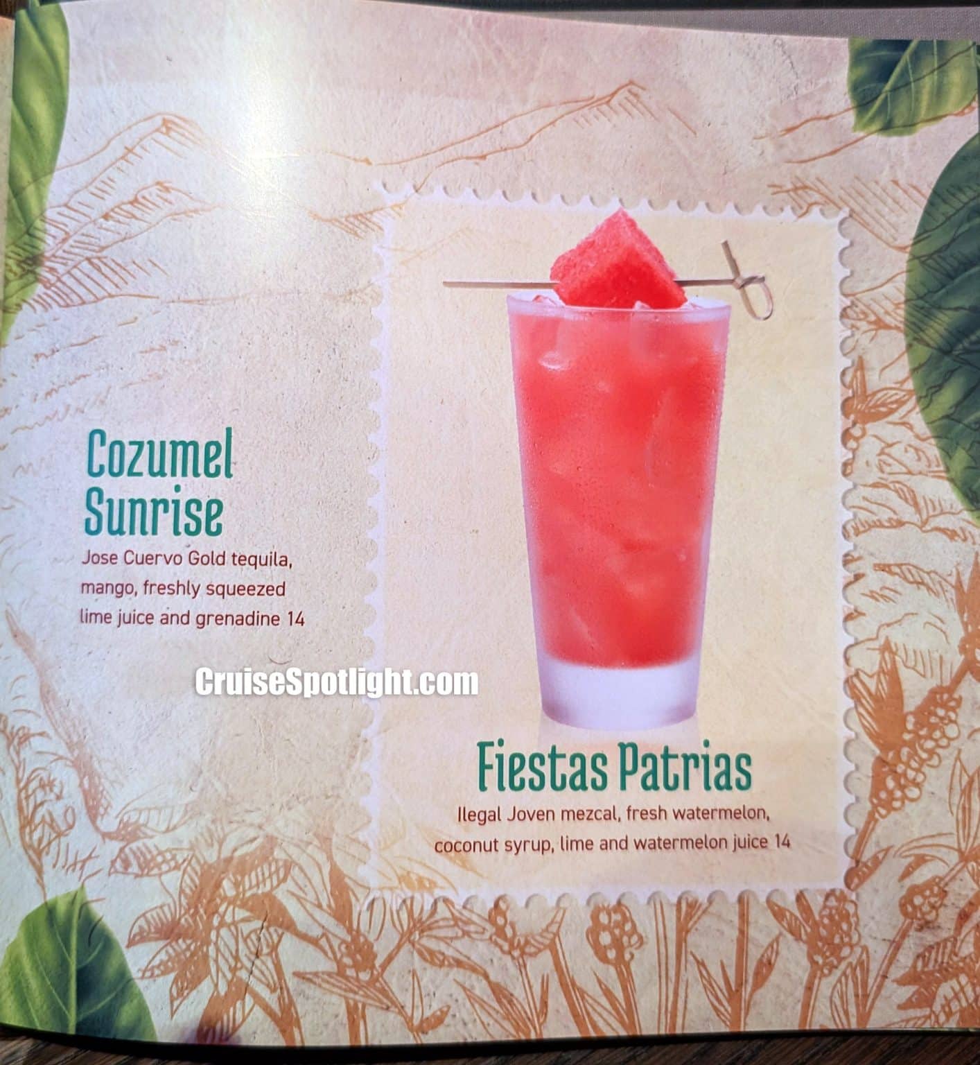 Royal Caribbean Allure of the Seas Bars (With Menus and Prices ...